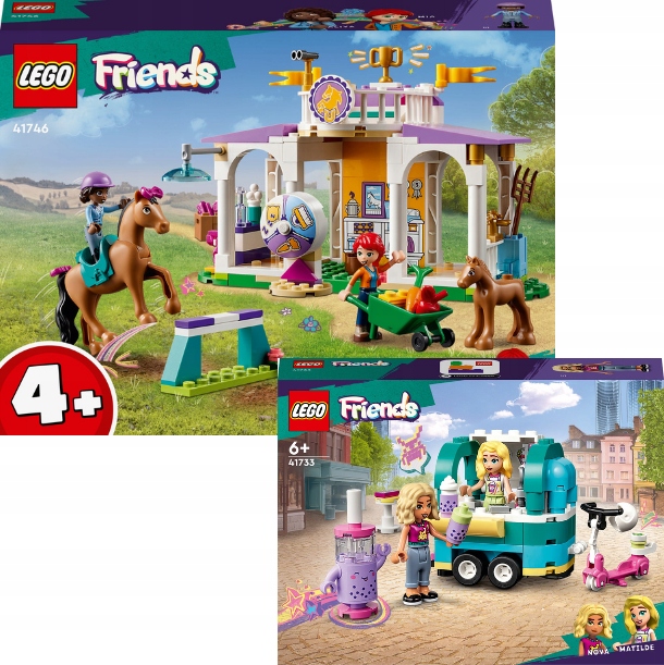 LEGO FRIENDS SZKOLENIE KONI HEARTLAKE 41746 + LEGO 41733 ZESTAW ...