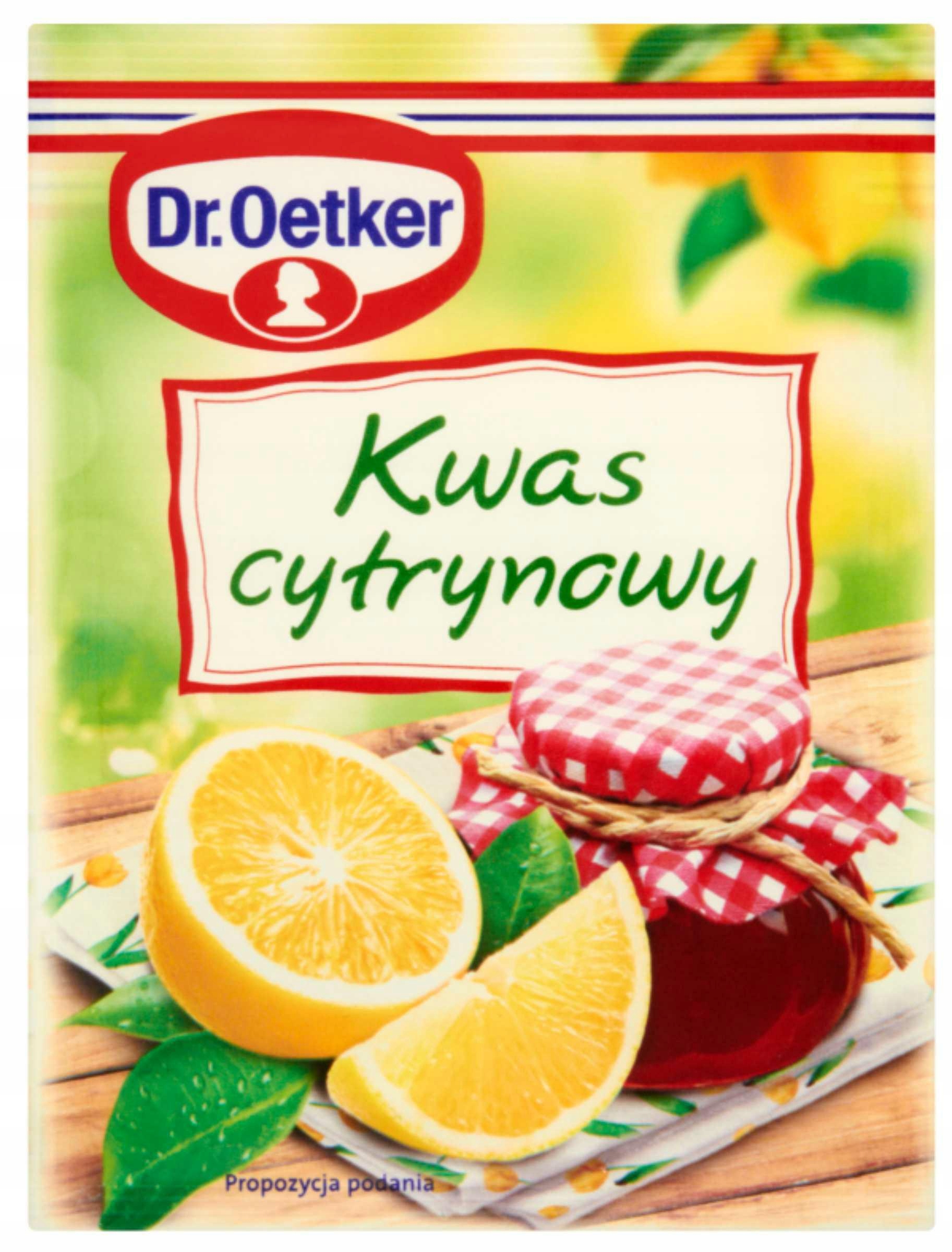 Kwas cytrynowy Dr. Oetker 20 g (5900437070100) • Cena, Opinie • Inne ...