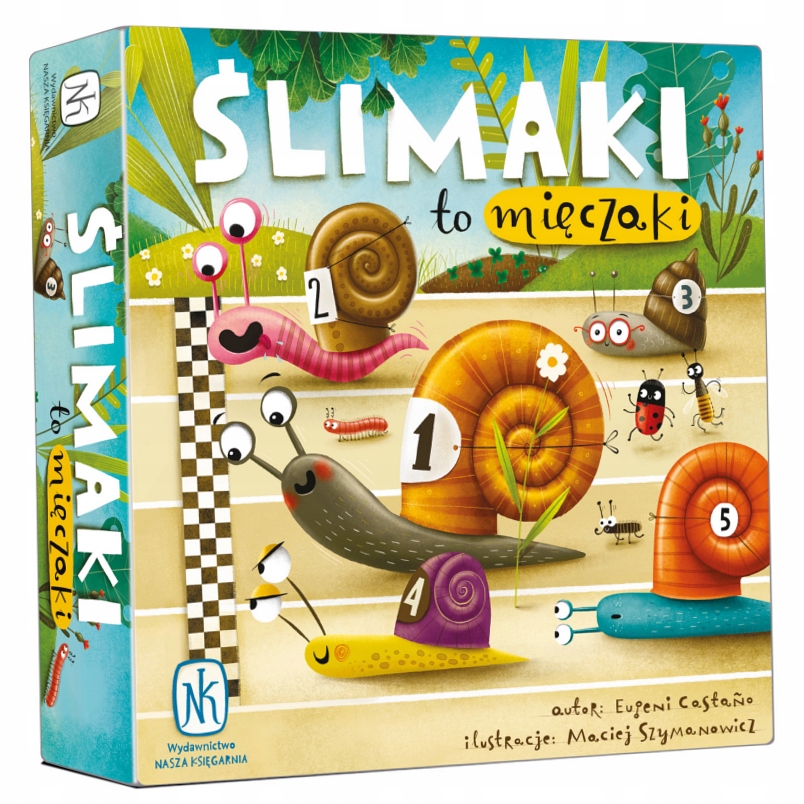 Gra planszowa Ślimaki to mięczaki Kukuryku - Stan: Nowy 47.52PLN ...