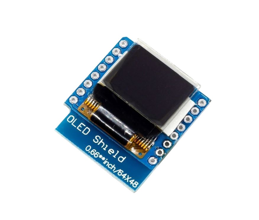455 Wemos D1 Mini Shield OLED 0.66 455 Wemos D1 Mini Shield OLED 0.66