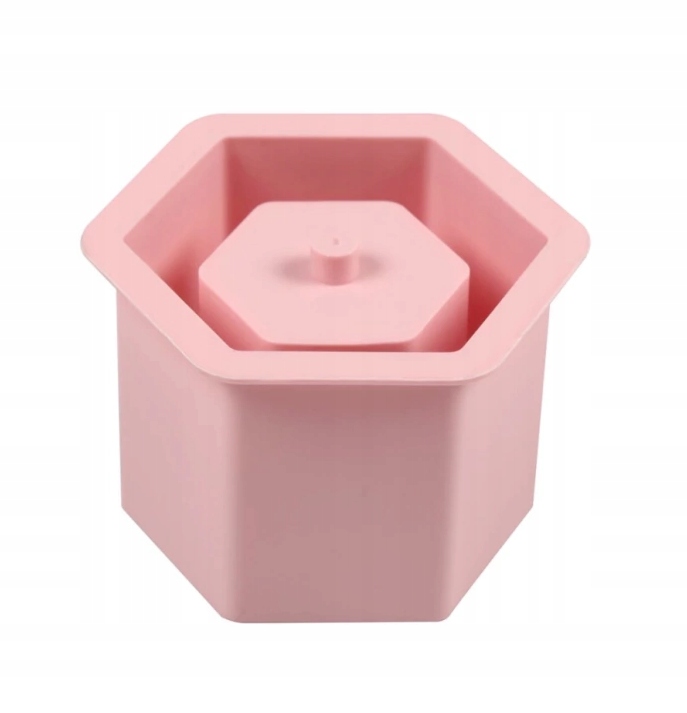 Forma Silikonowa Do Odlewów Doniczka Heksagon Żywica Gips MF-436 (MF ...