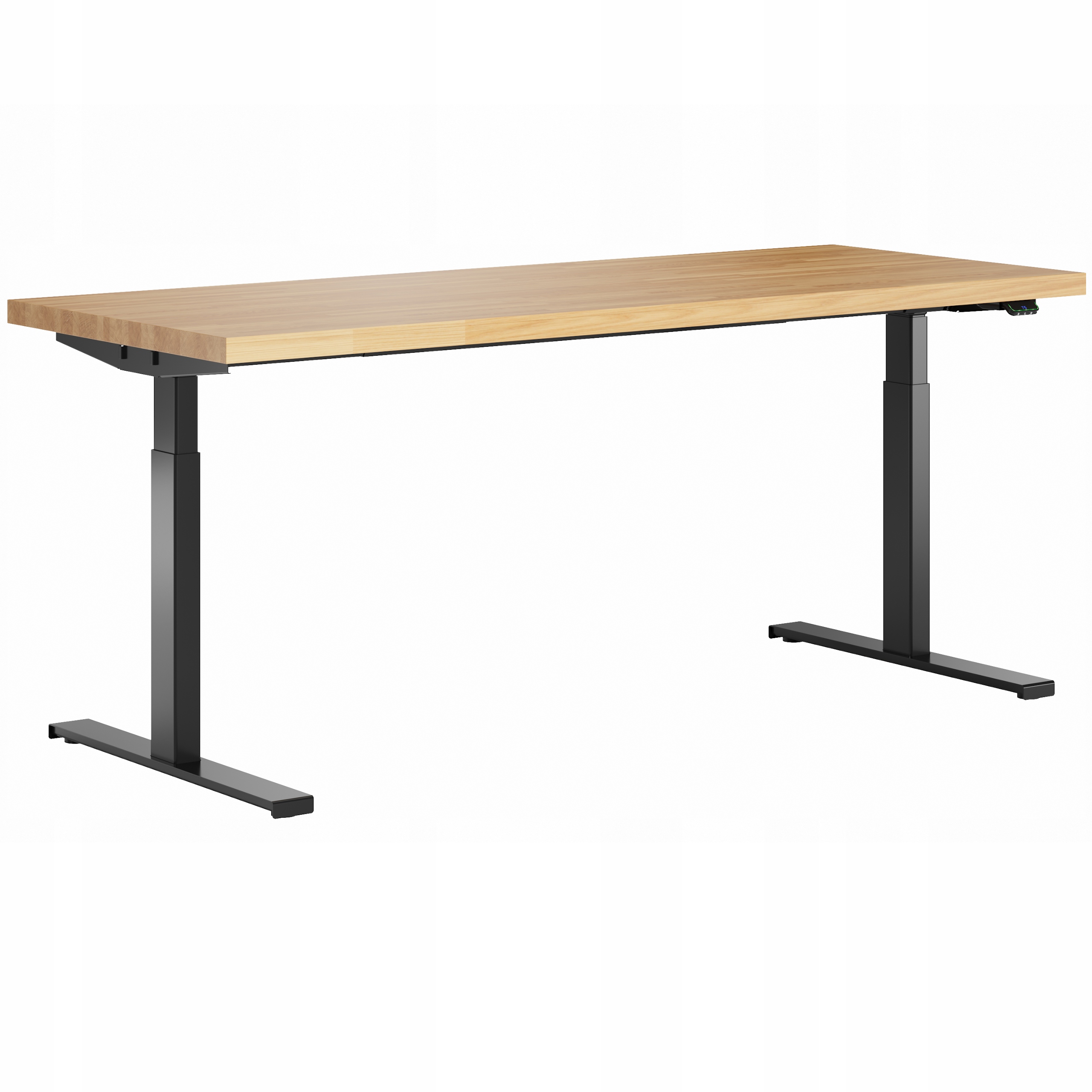 BIURKO ELEKTRYCZNE REGULOWANE ELEKTRYCZNIE DĘBOWE (BIU-REG-CZA-180x80 ...