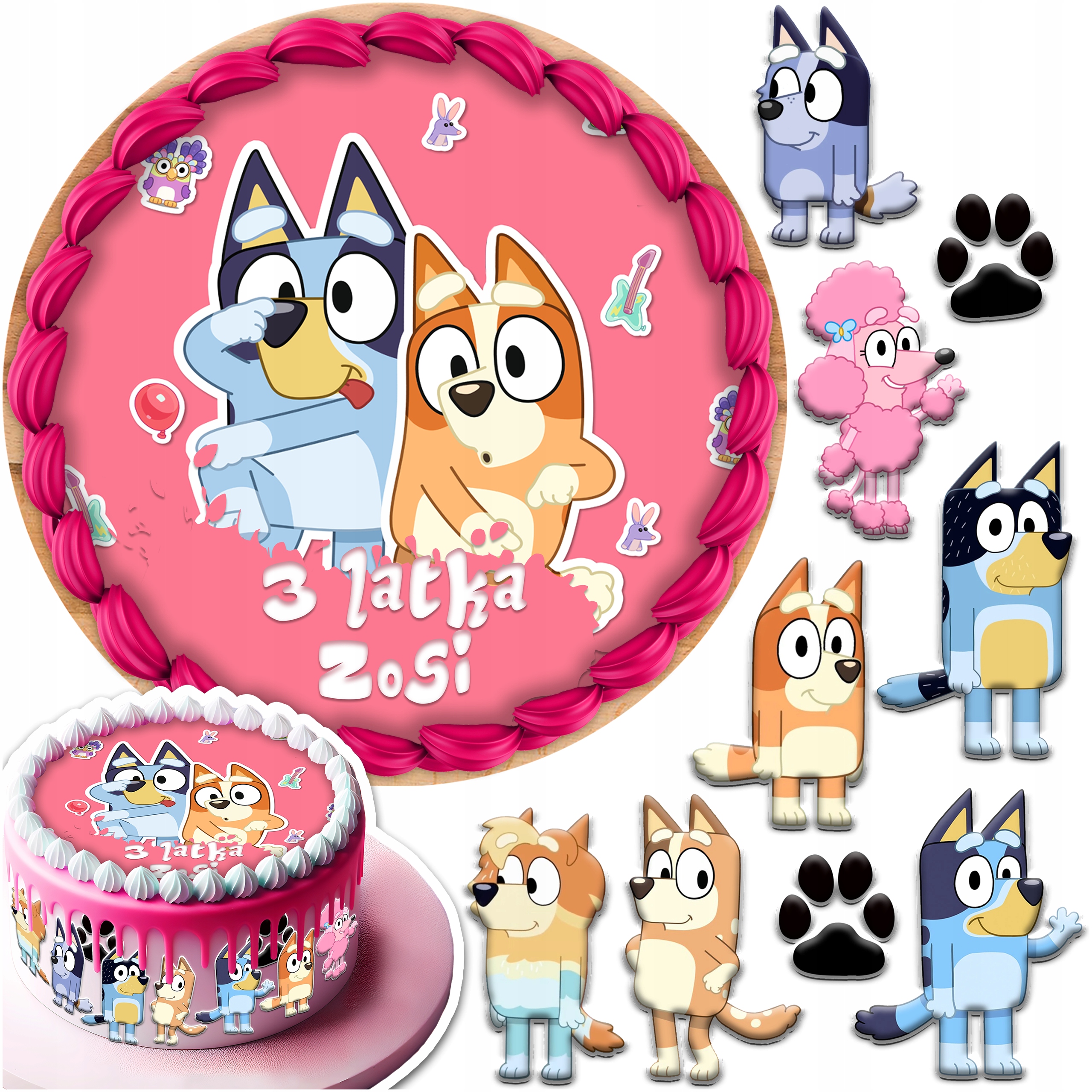 Ozdoby na Tort Blu - Niska cena na Allegro