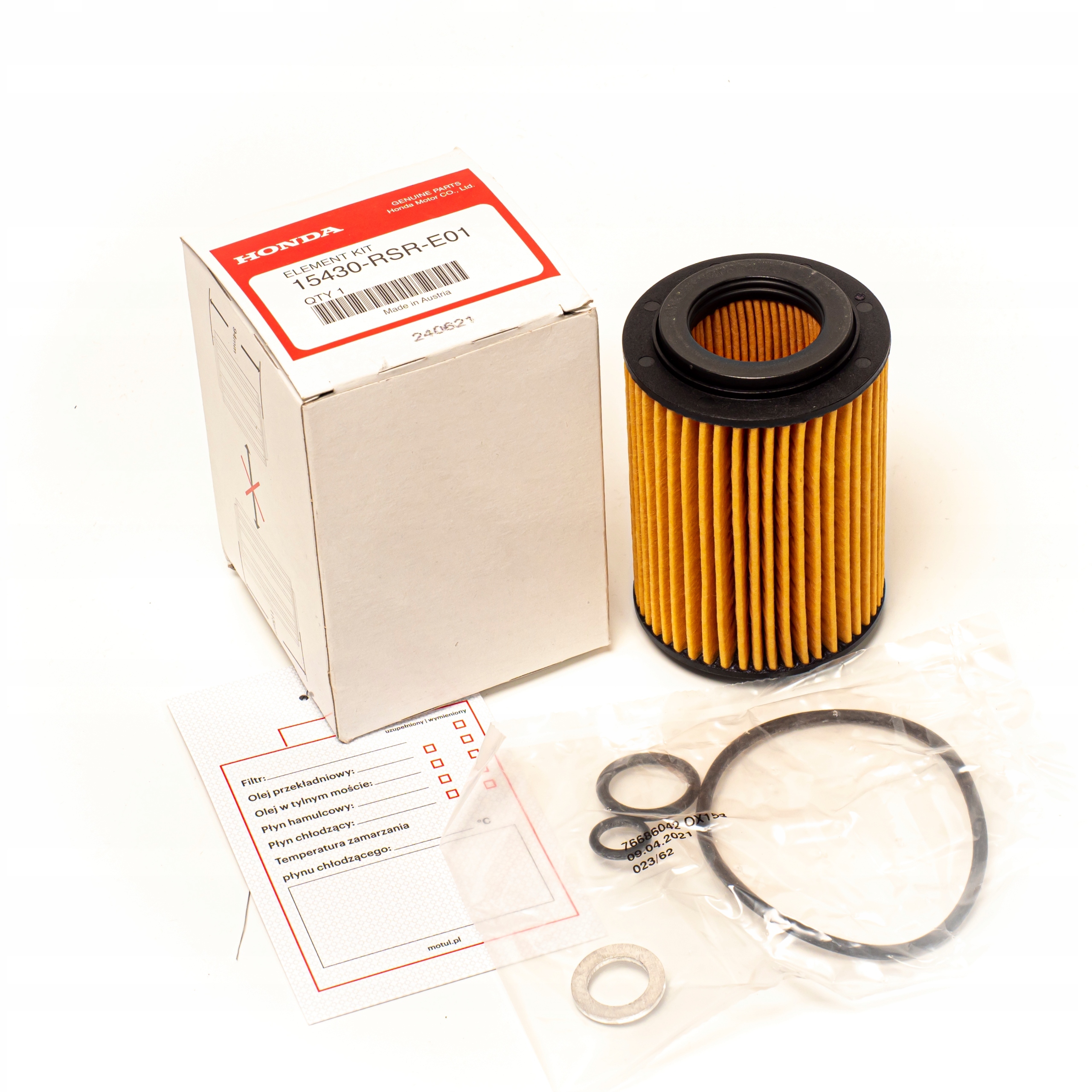 Honda OE 15430-RSR-E01 filtr oleju - porównaj ceny - Allegro.pl
