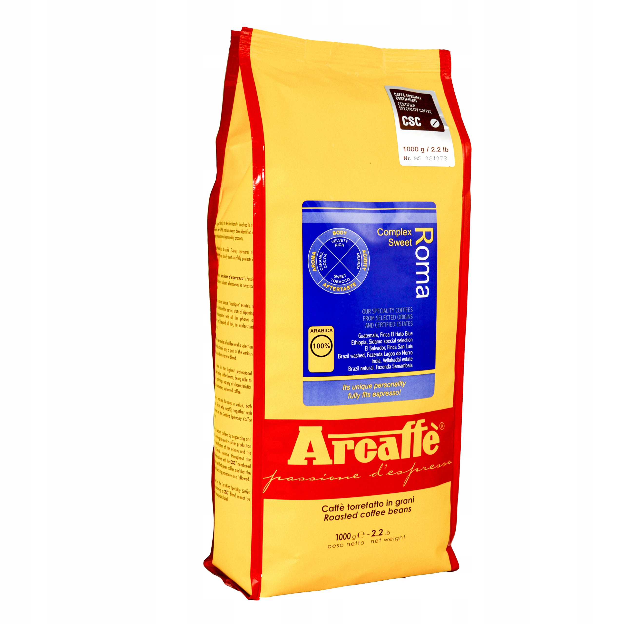 Kawa ziarnista Arcaffe Roma 1kg 9023131314 - Allegro.pl