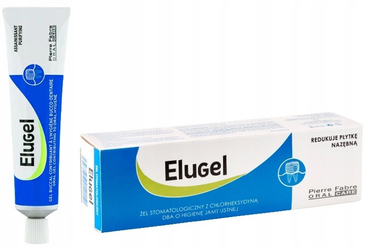 ELUGEL żel stomatologiczny z chlorhexydyną 40 ml 15021122396 - Allegro.pl