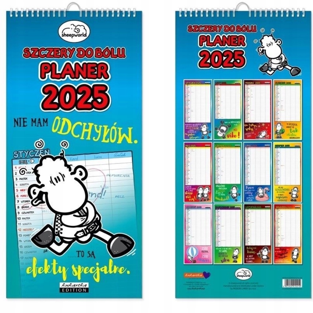 KALENDARZ PLANER SHEEPWORLD SZCZERY DO BÓLU PASSION CARDS 2025 ... KALENDARZ PLANER SHEEPWORLD SZCZERY DO BÓLU PASSION CARDS 2025 ...