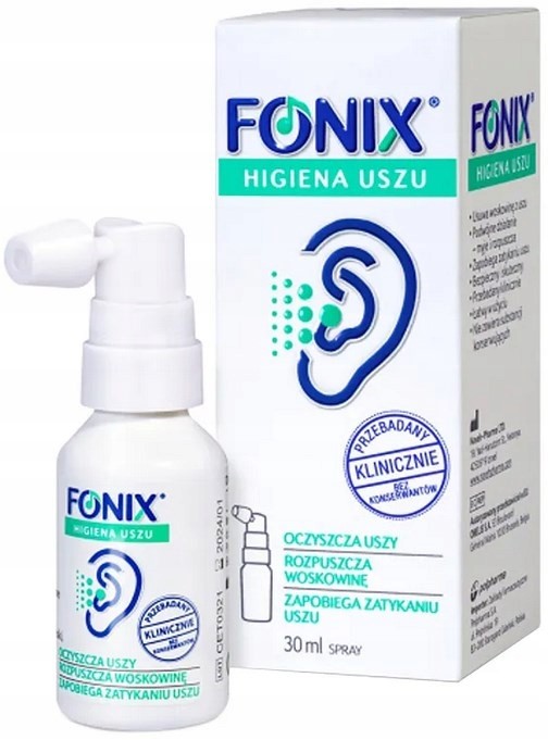 Fonix higiena uszu spray 30 ml 15137536052 - Allegro.pl