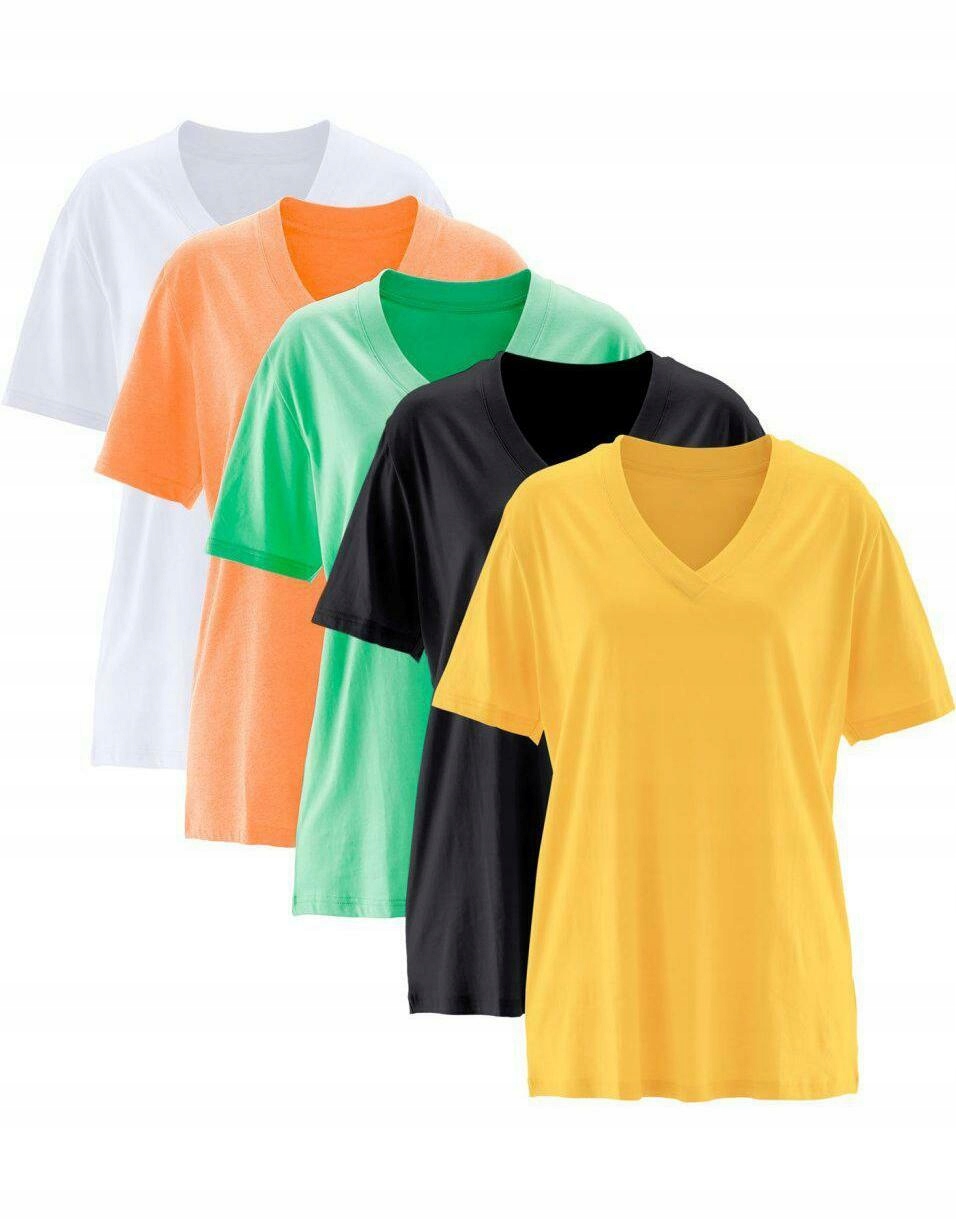 _LZ ENU 5-PACK T-SHIRTY BASIC _/ 50 • Cena, Opinie • T-shirty 17508509181 • Allegro