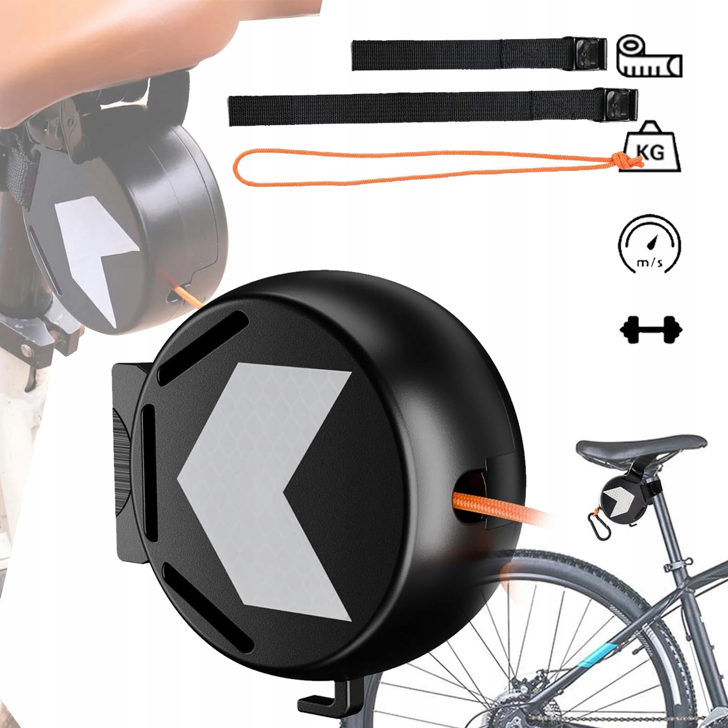 ZESTAW LINA DO HOLOWANIA ROWERU ELASTYCZNY MOCNY HOL ZESTAW UŁATWIA ...