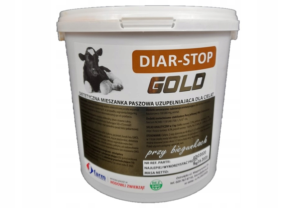 Diar-stop Gold biegunka u cieląt i prosiąt 1 kg | Cena: 75.00PLN ...