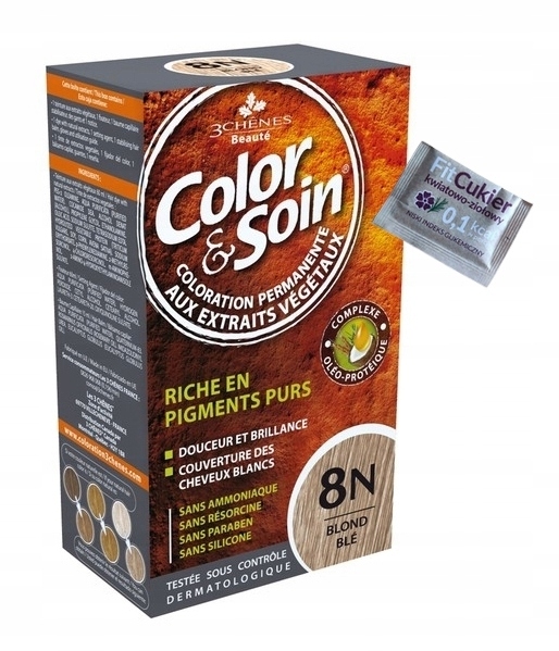 COLOR&SOIN 8N PSZENICZNY BLOND trwała farba (3525727539314) • Cena ...