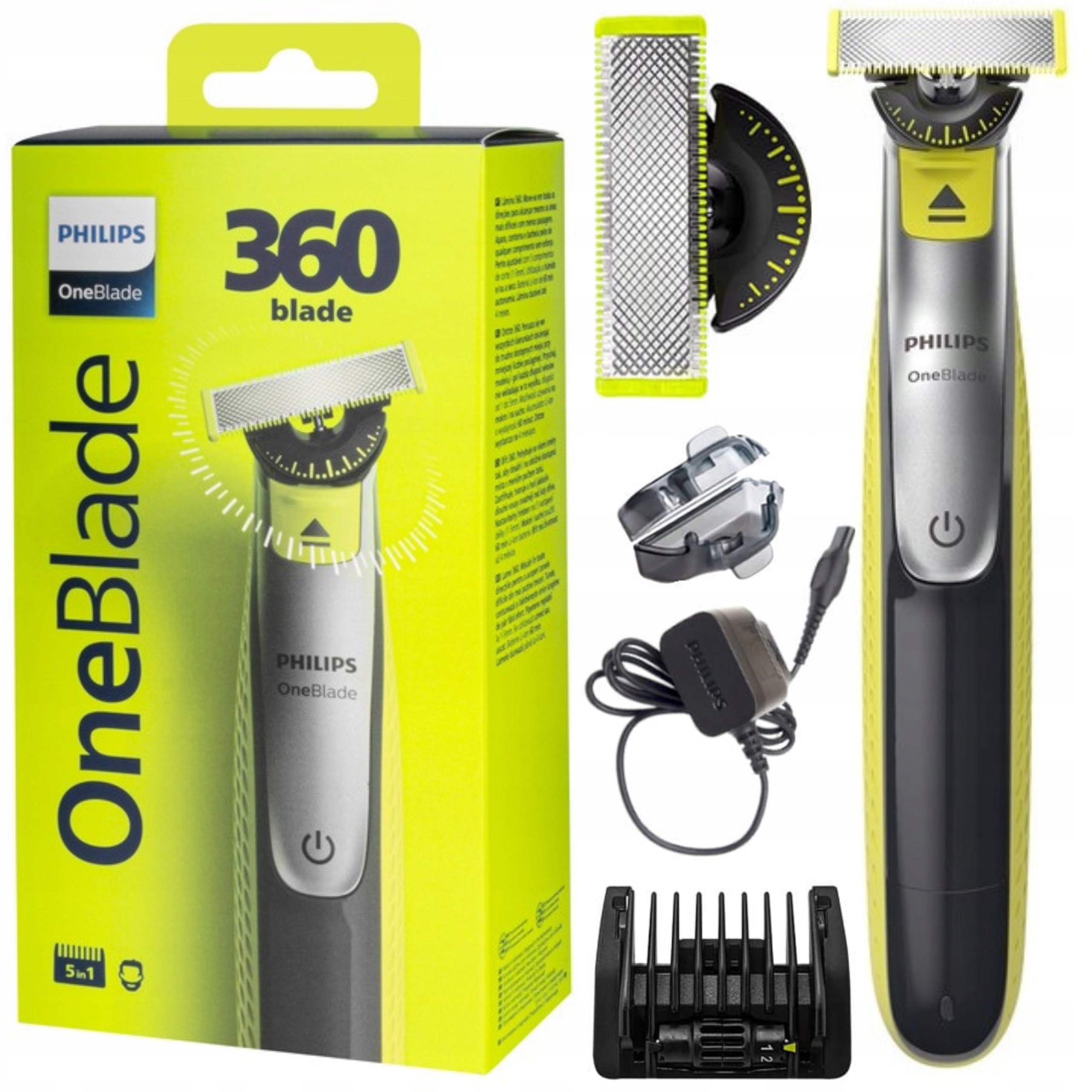 GOLARKA ELEKTRYCZNA MĘSKA PHILIPS ONEBLADE 360 CIAŁA TWARZY MASZYNKA ... GOLARKA ELEKTRYCZNA MĘSKA PHILIPS ONEBLADE 360 CIAŁA TWARZY MASZYNKA ...