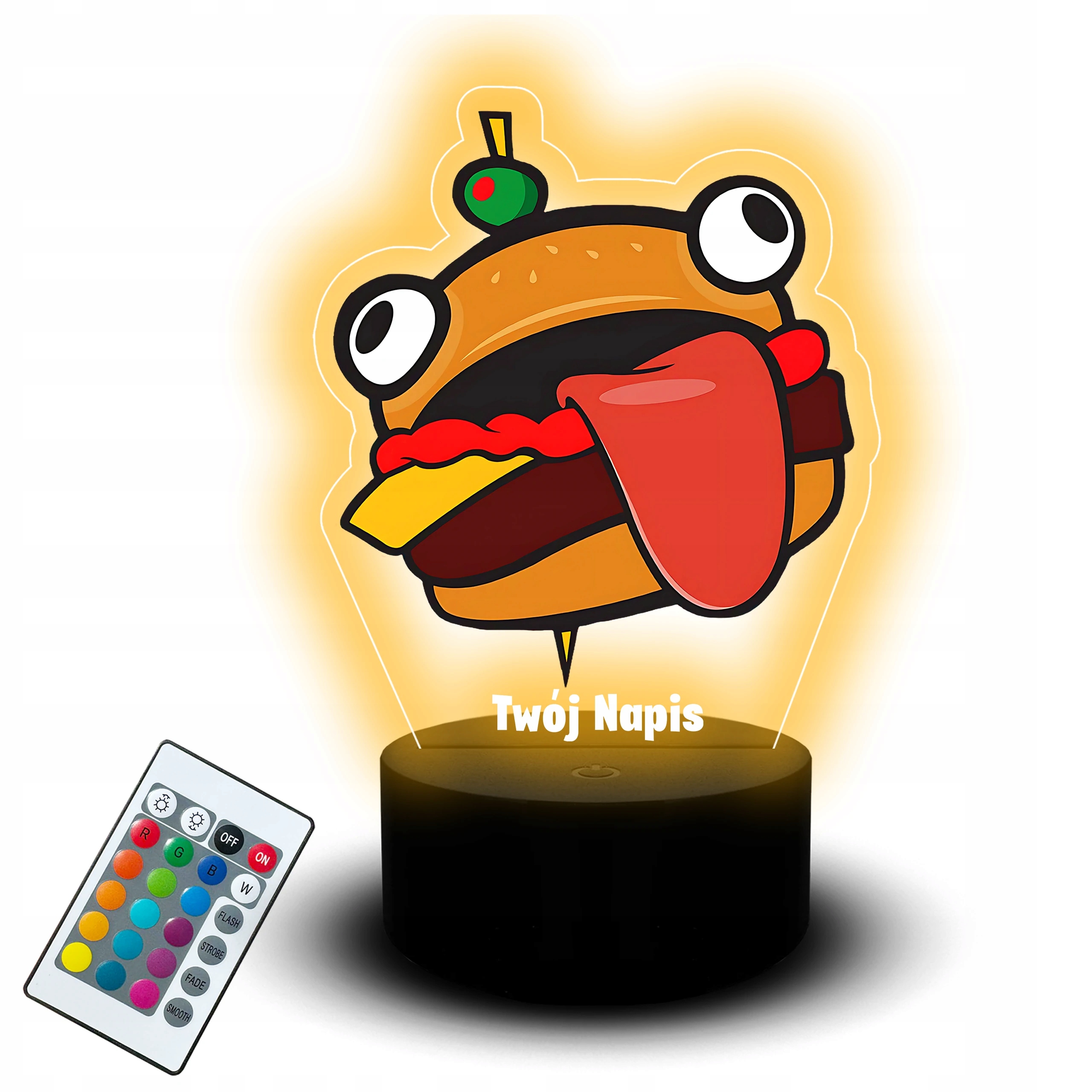 Lampka Led Zestaw Gamingowy Fortnite Durr Burgerownia Prezent dla ...
