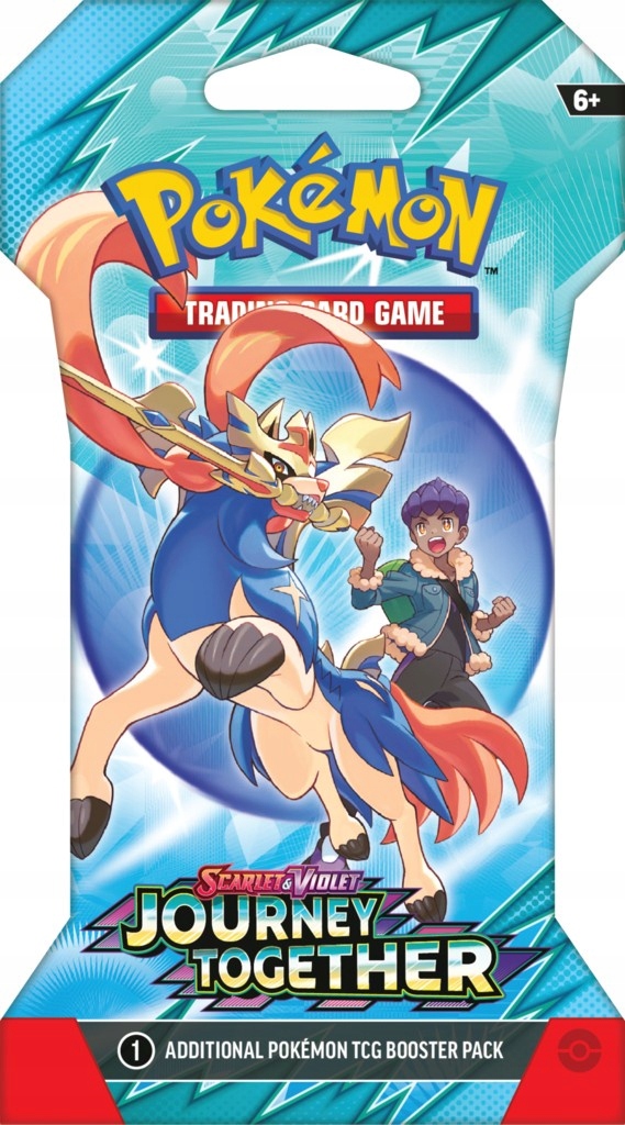 Pokemon TCG: S&V - Journey Together - Sleeved Booster Pack - NOWY ...