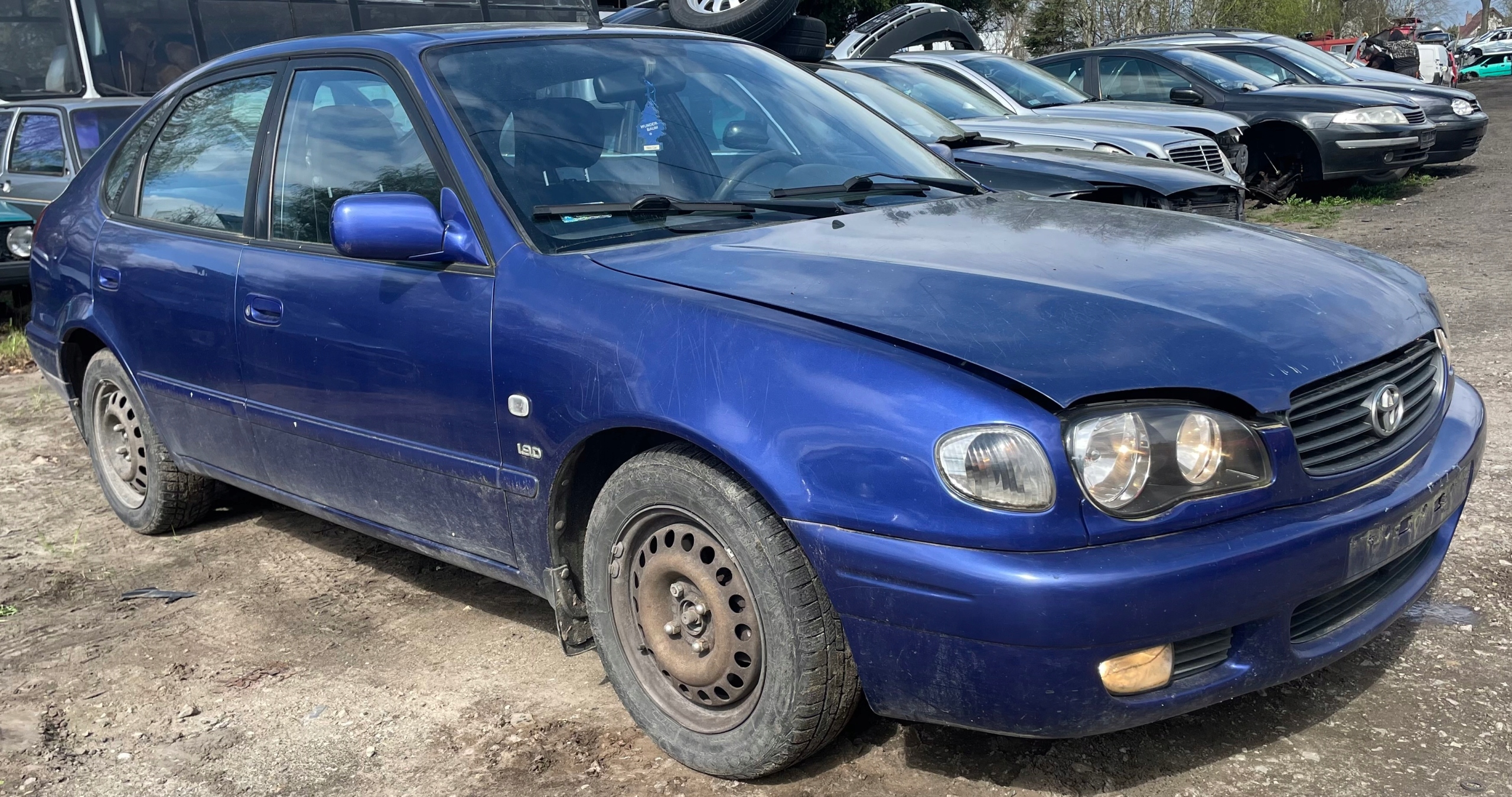 Toyota Corolla VIII E11 Lift FL kolor 8L5 ZDERZAK PRZÓD za 499.99PLN z ...