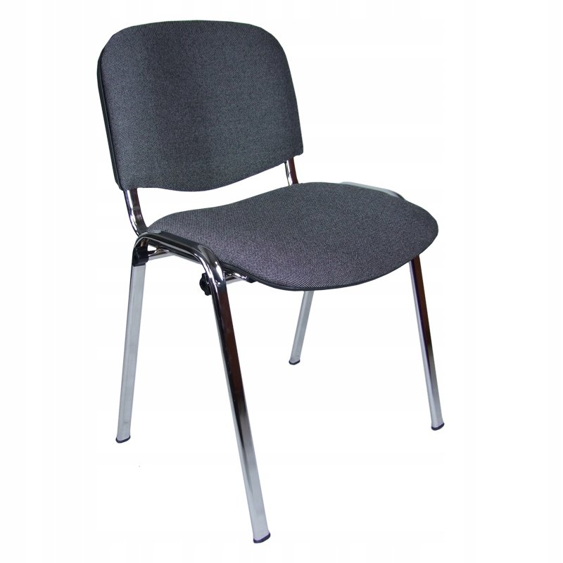 krzesło konferencyjne iso chrome szary grafitowy (krzesło iso chrom ...