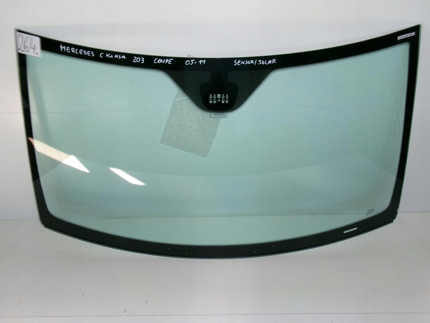 Szyba przód MERCEDES C W203 COUPE sensor solar 05- za 450.00PLN z ...