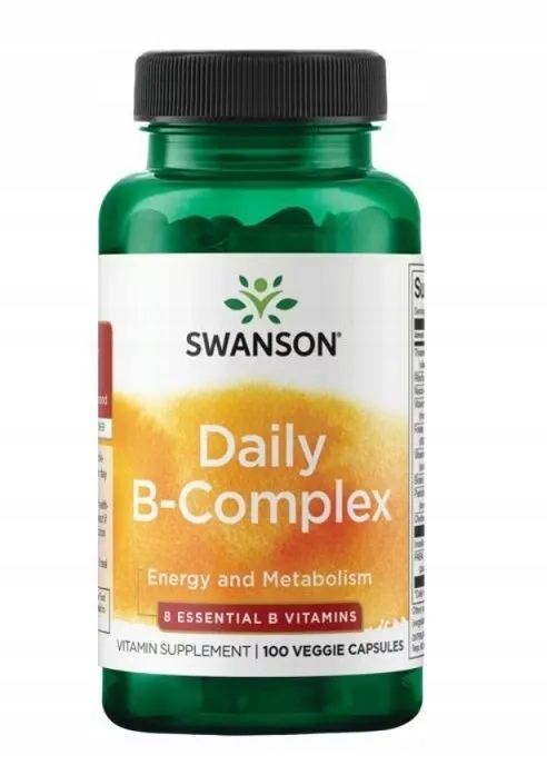 Swanson B-Complex 100 vkaps (087614118550) • Cena, Opinie • Preparaty ...