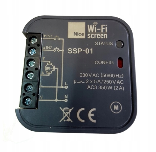 Sterownik moduł WiFi NICE SSP-01 Screen do rolet (SSP-01) • Cena ...