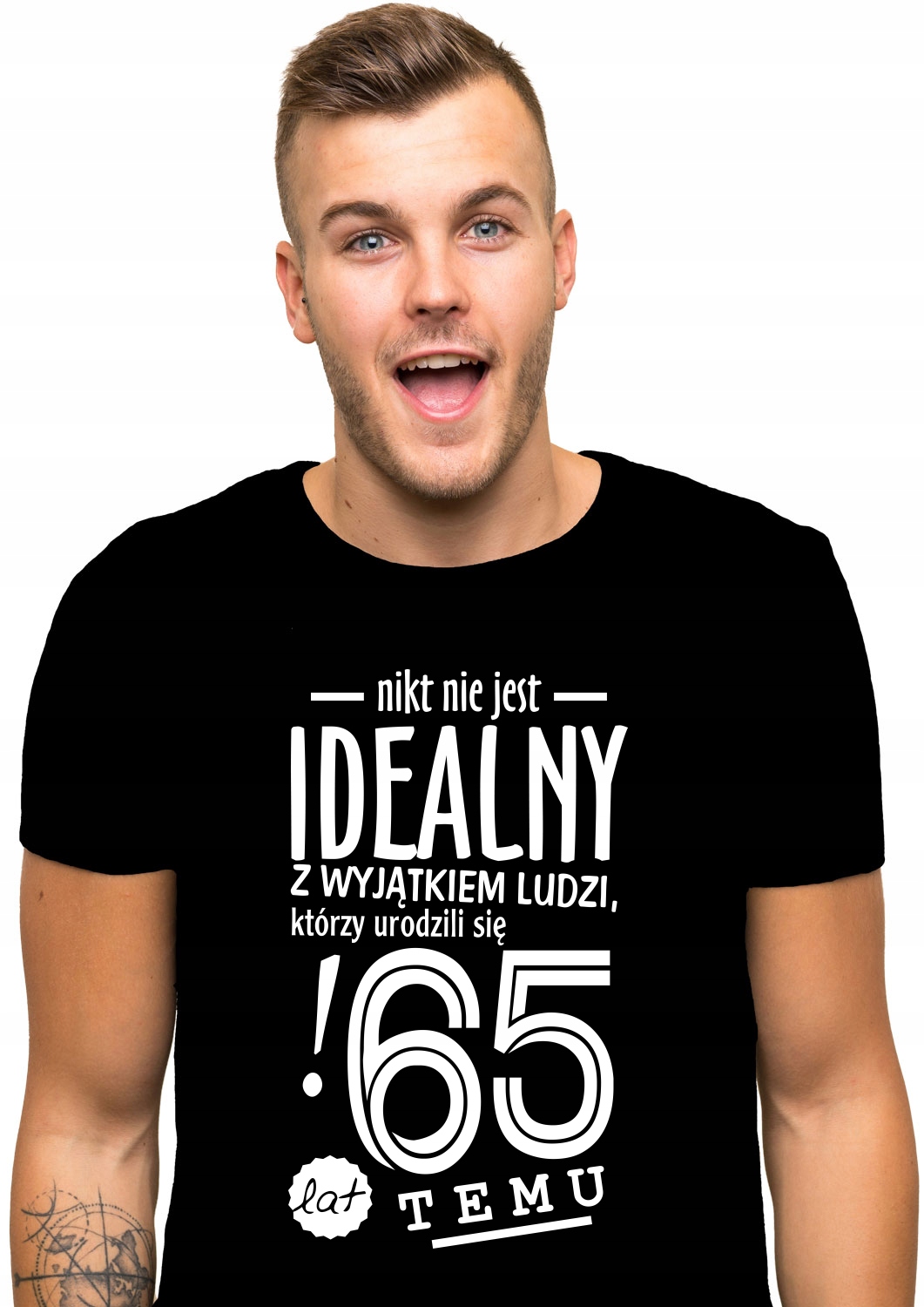 koszulka POMYSŁ NA 65 URODZINY 65 LAT prezent • Cena, Opinie • T-shirty 11888731990 • Allegro