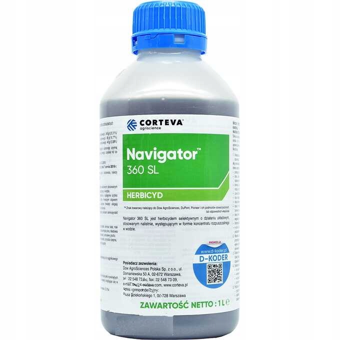 NAVIGATOR 360SL 1L CHWASTY RZEPAKU MARUNA KOMOSA (3362130098102) • Cena ...