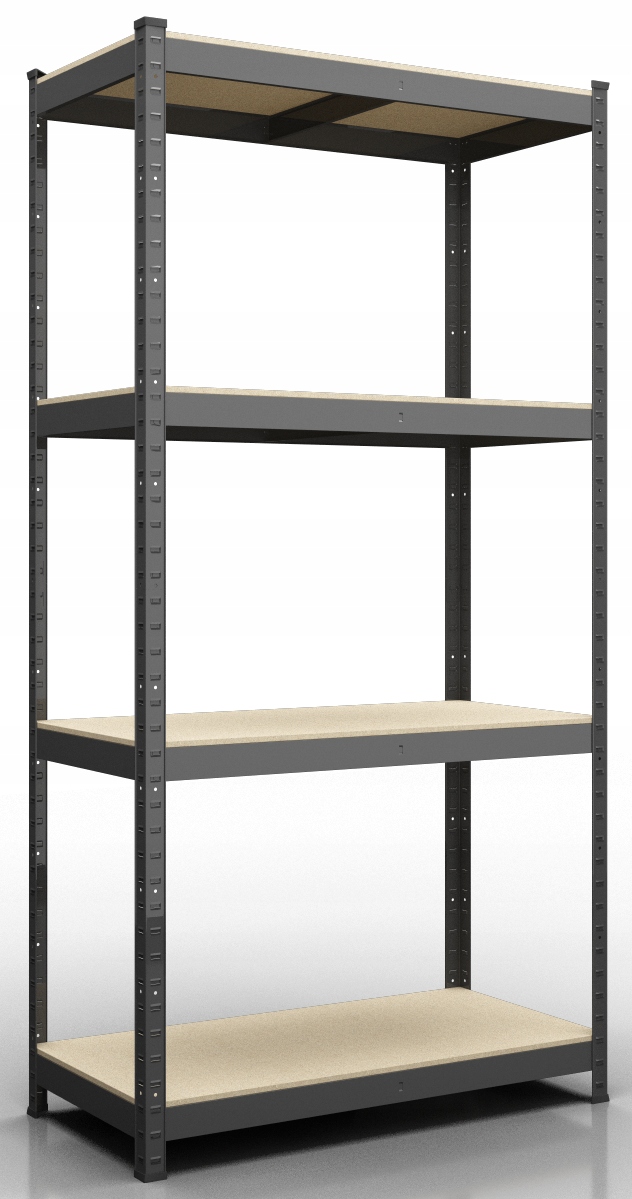 Regał metalowy MALOWANY 150x70x30 175kg/4p TM SMART REGALY ...