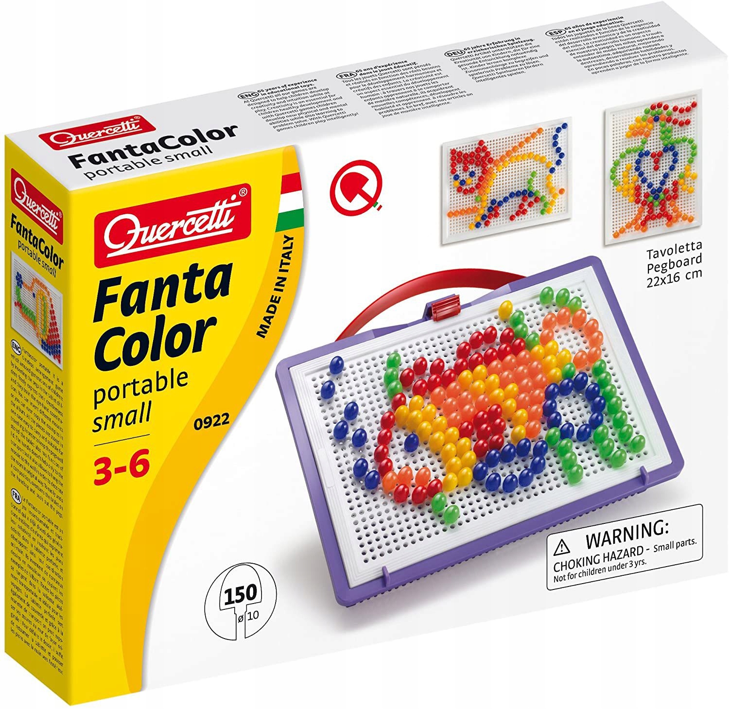 Quercetti Fantacolor Mozaika 10Mm 150Szt 922 [Zabawka] - Quercetti ...