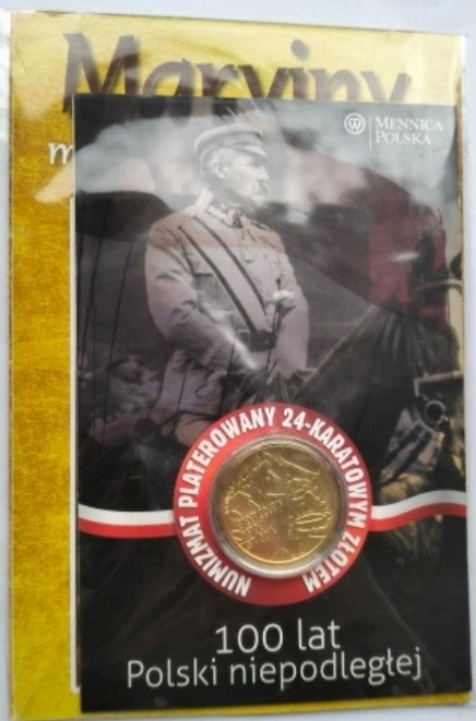 MZ- BLISTER 100 LAT POLSKI NIEPODLEGŁOŚCI - JÓZEF PIŁSUDSKI -P2 17024719830 - Allegro.pl