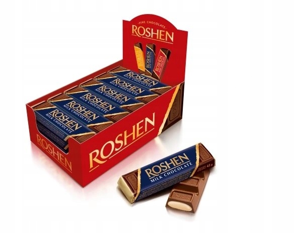 Roshen BATON CREME BRULEE w CZEKOLADZIE 30 x 33g (4823077613630) • Cena ...