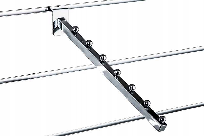 Háček SPACEWALL Šikmý 40 cm Chrom Věšák Šikmý - Allegro