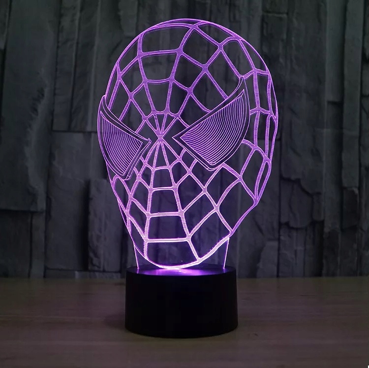 Lampka Nocna Spider-Man Marvel Led Imię Grawer - Plexido | Sklep EMPIK.COM
