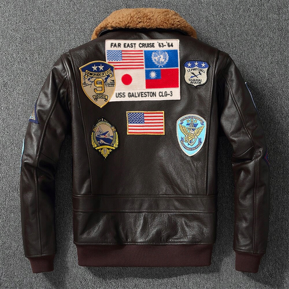 KURTKA MĘSKA SKÓRZANA TOP GUN MAVERICK G1 12840654889 - Allegro.pl