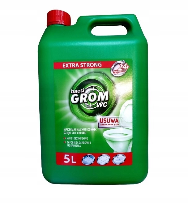 Grom Bacti WC 5l Extra Strong - porównaj ceny - Allegro.pl