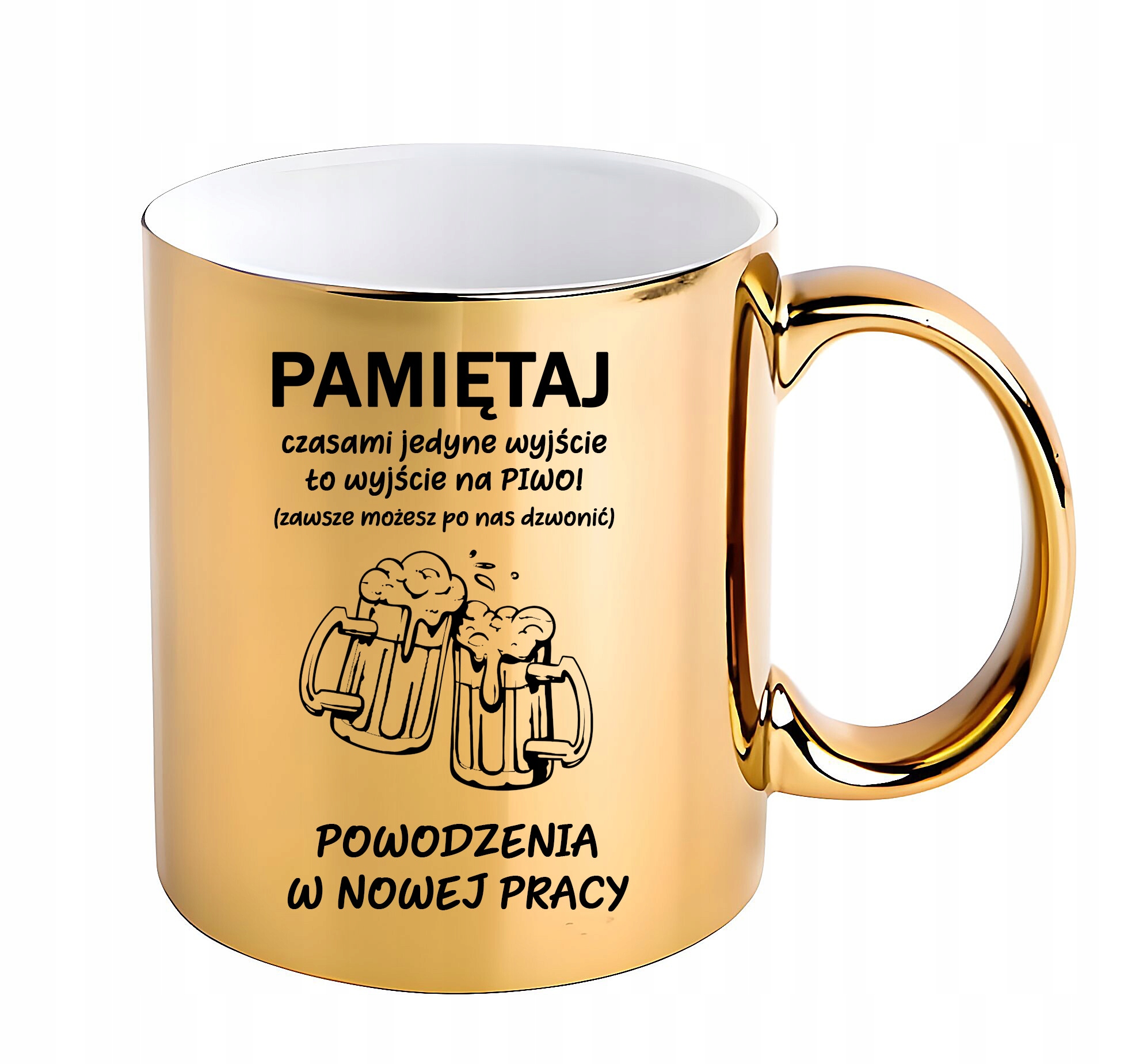 KUBEK ZŁOTY PREZENT NA POŻEGNANIE ODEJŚCIE Z PRACY (PREZENT NA ODEJŚCIE Z PRACY) • Cena, Opinie ...