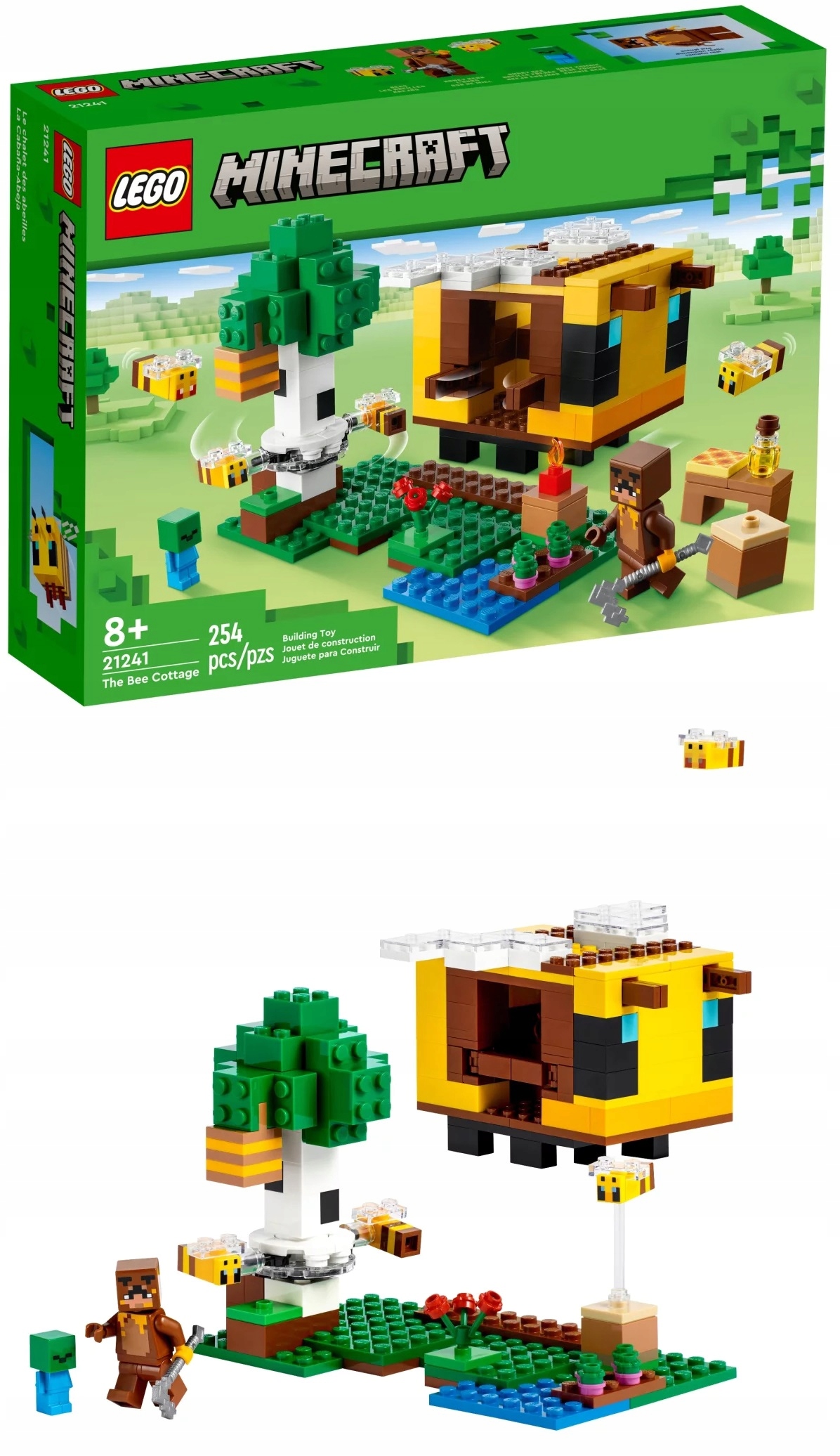LEGO Minecraft 21241 Pszczeli ul (5702017415161) • Cena, Opinie ...