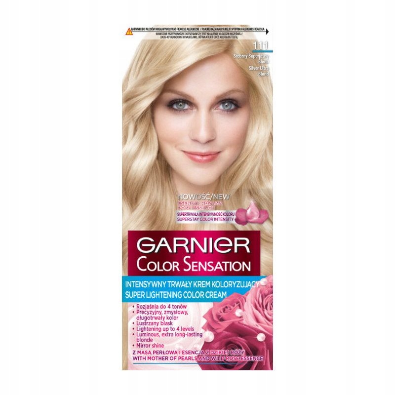 GARNIER COLOR SENSATION FARBA 111 Srebrny superjasny blond ...