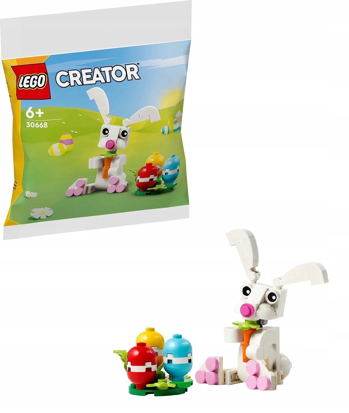 LEGO CREATOR 30668 ZAJĄCZEK WIELKANOCNY Z KOLOROWYMI PISANKAMI ...