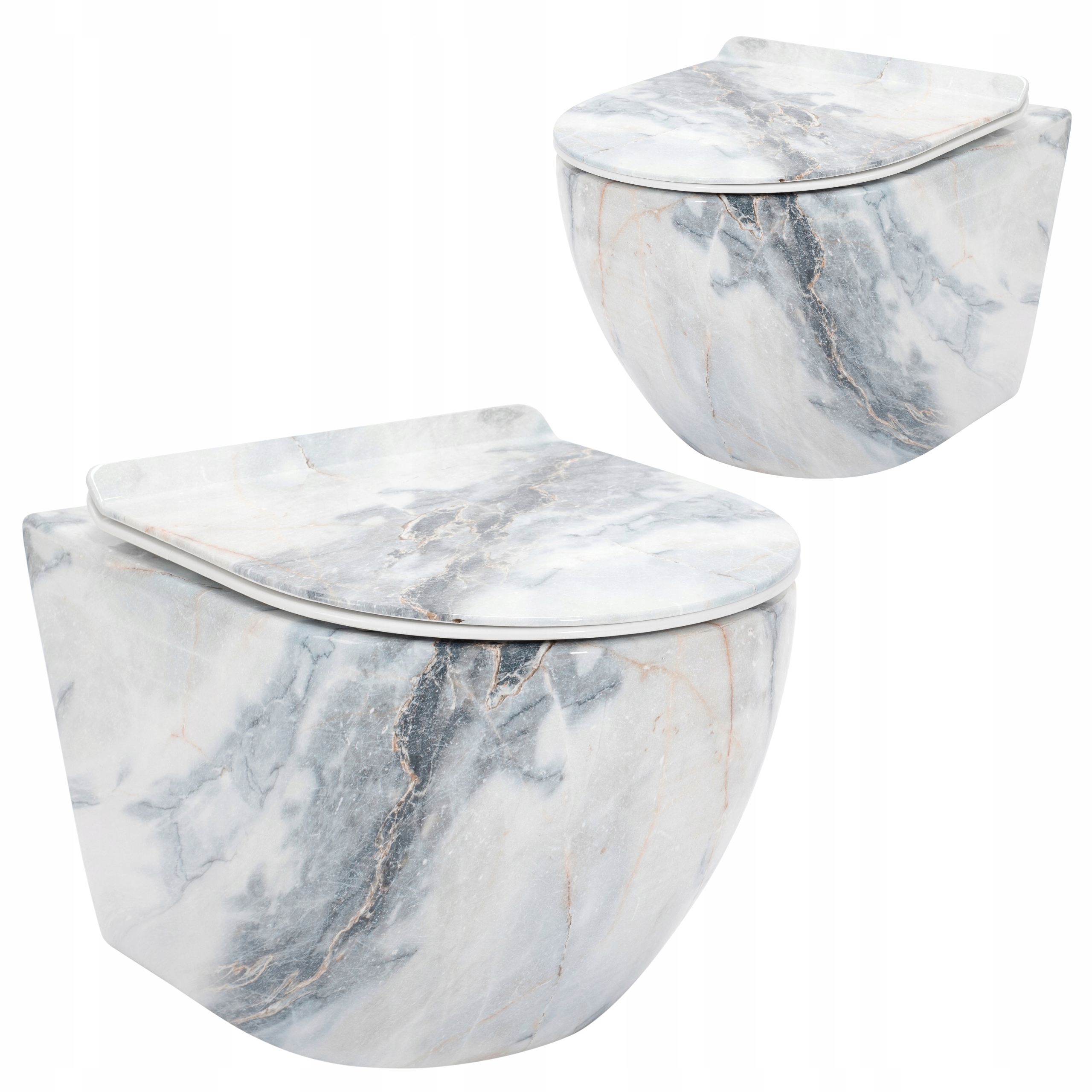 MISA WC BEZKOŁNIERZOWA PODWIESZANA REA CARLOS SLIM RIMLESS MISKA WC ...