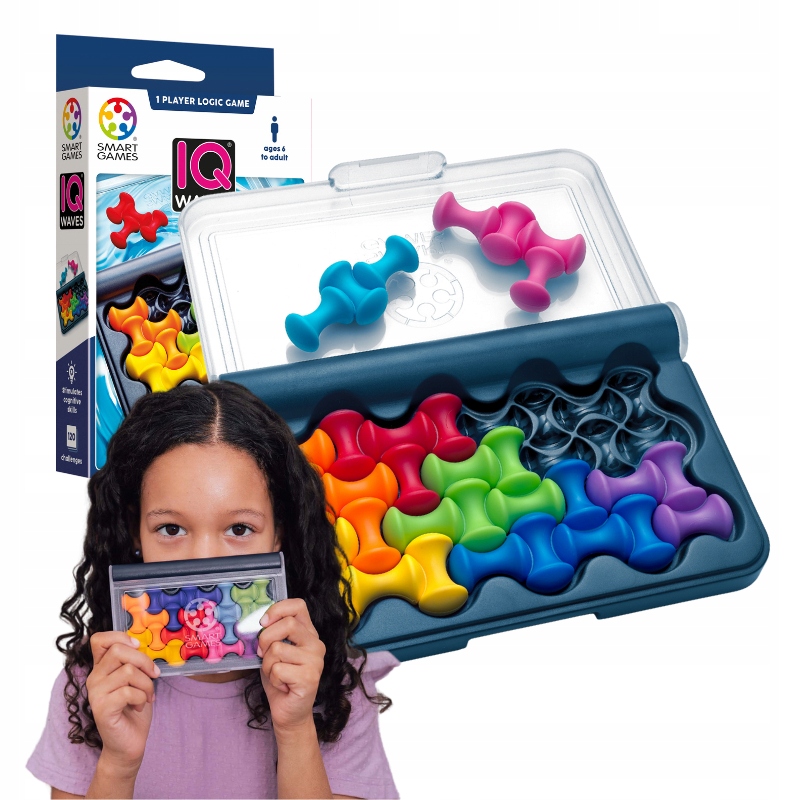 SMART GAMES IQ WAVES (ENG) IUVI GAMES GRA LOGICZNA PLANSZOWA FALE 6+ - Stan: nowy 59,90 zł ...