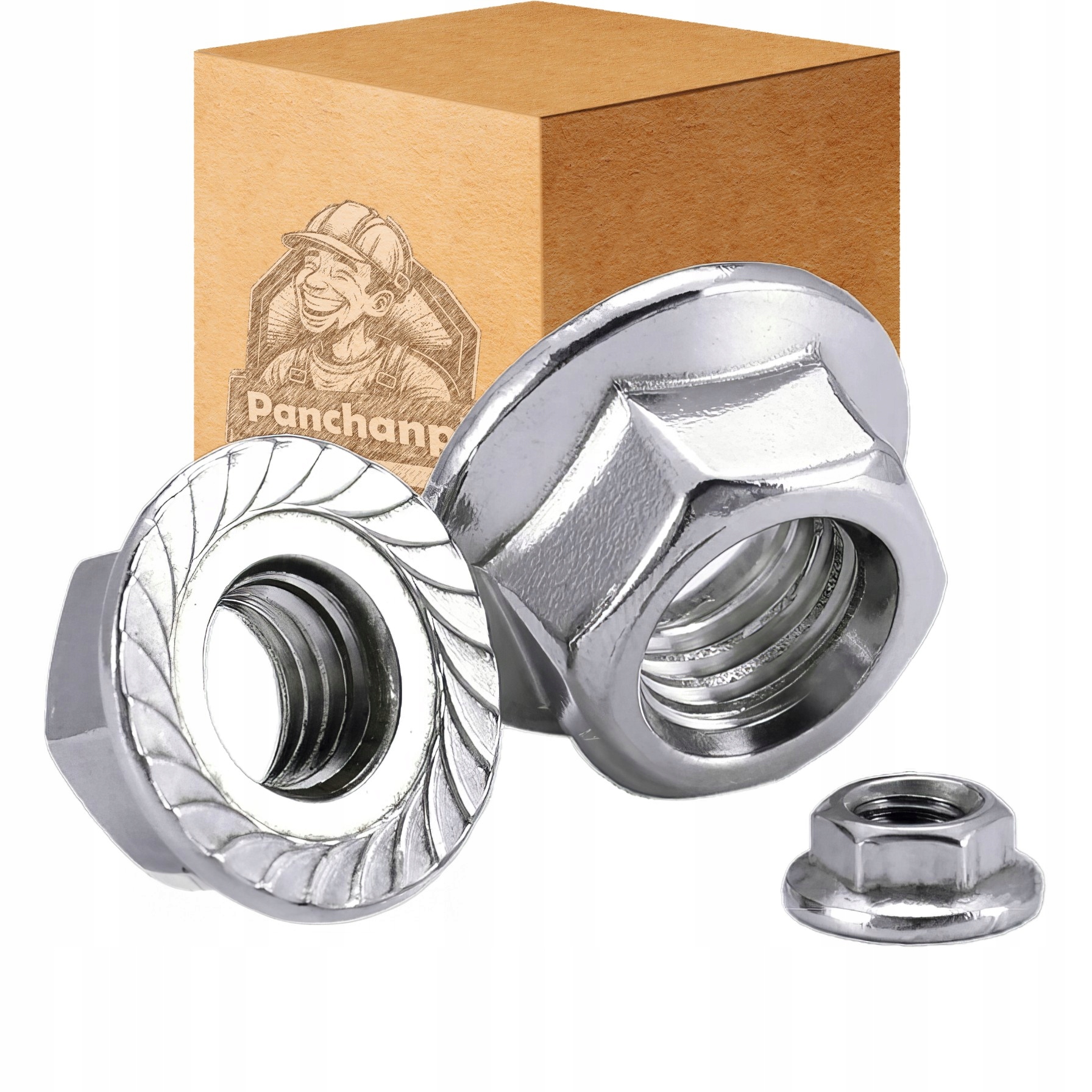 PRÍRUBOVÁ MATICA M16 DIN6923 KL. 6 POZINK 1KG PANCHANPL - Allegro