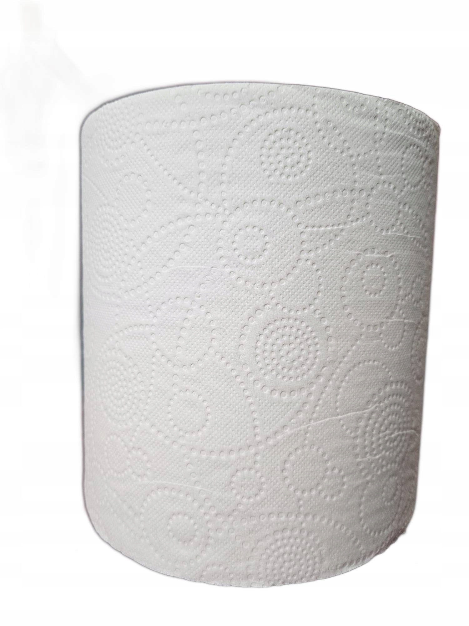 Ręcznik papierowy w roli Jumbo Biały Ellis 120m 2w 6szt Celuloza 3032 ...