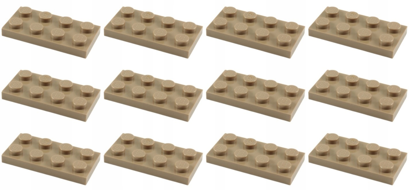LEGO PŁYTKA 3020 2x4 piaskowa ciemna (15g) 12 szt. • Cena, Opinie ...