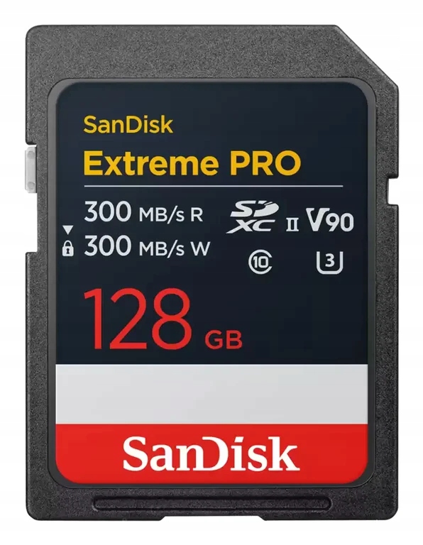 SanDisk SDXC EXTREME PRO 128 GB 300 MB/s UHS-II (V90) - Sklep, Opinie ...