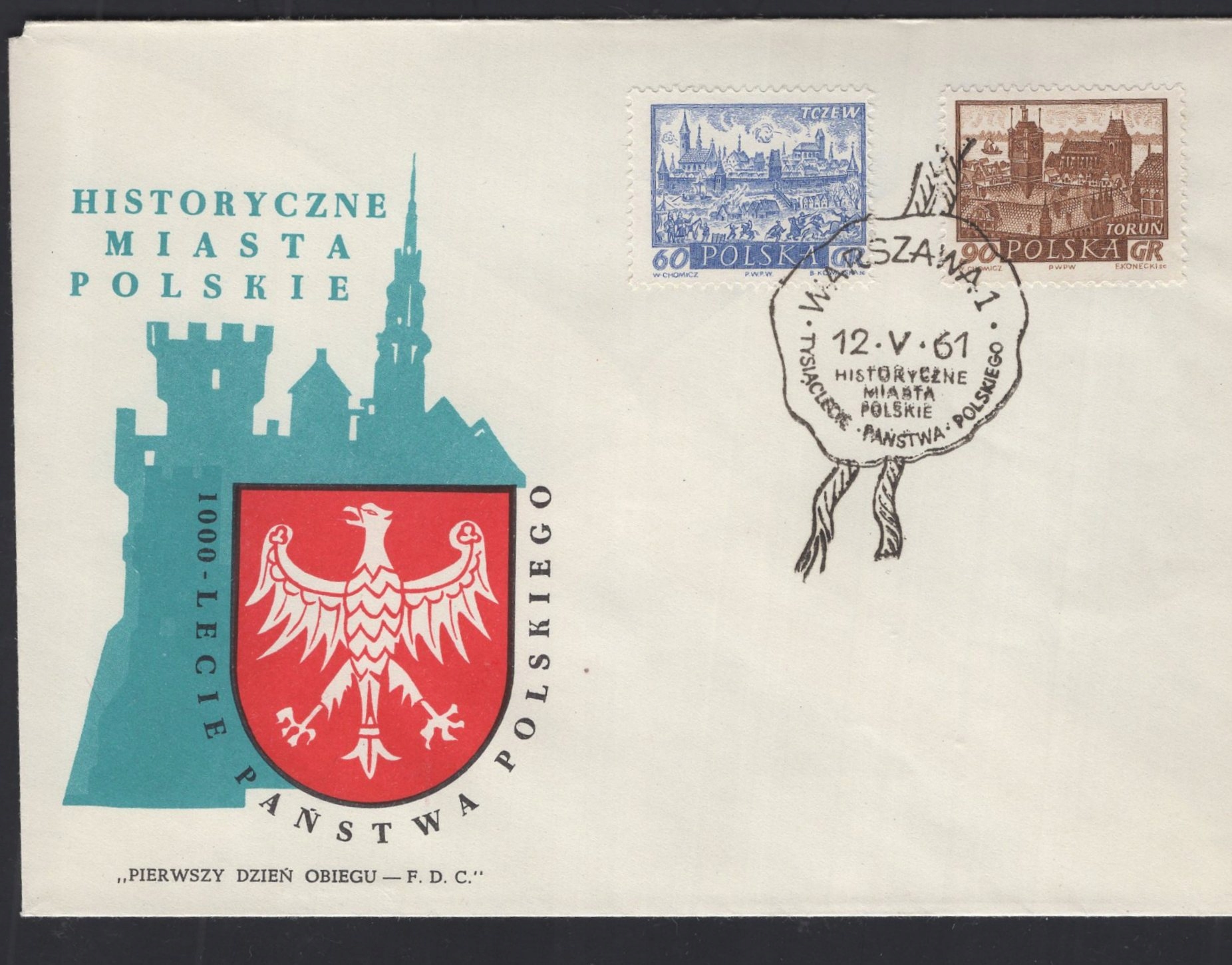 Historyczne Miasta Polski Fdc - Niska cena na Allegro.pl