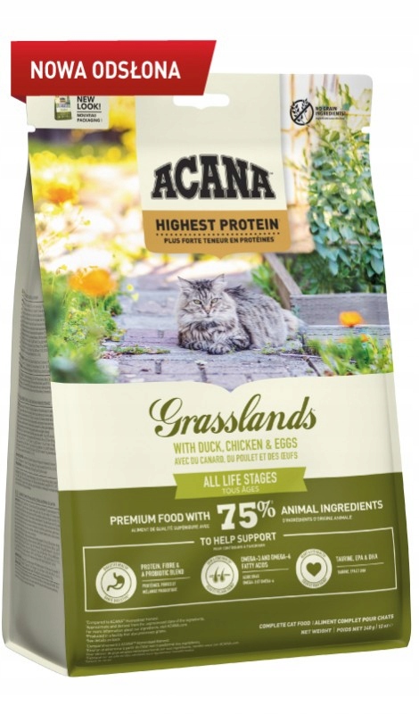 Acana Regionals Grasslands Cat 340g (064992642341) • Cena, Opinie • Sucha karma 14228027846 ...