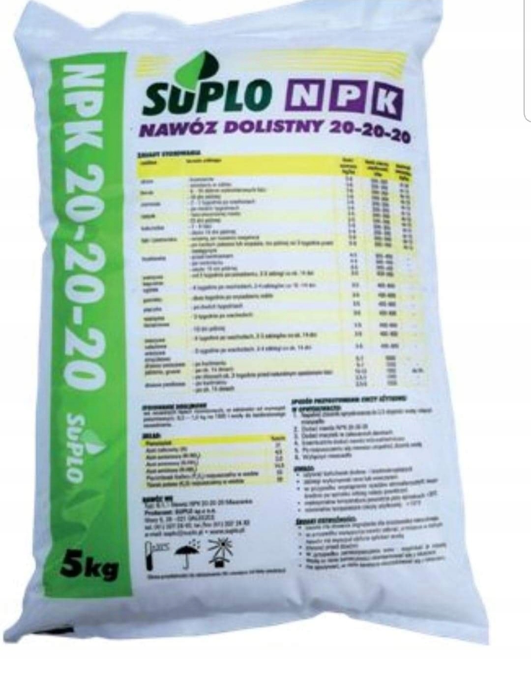 Gnojivo 20-20-20+MIKRO SUPLO topivo 5 KG - WWW.KAMENIK.HR