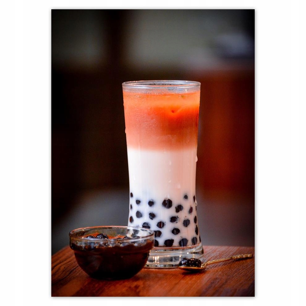 Naklejki Plakaty A1 PION Bubble tea Herbata bąble • Cena, Opinie ...