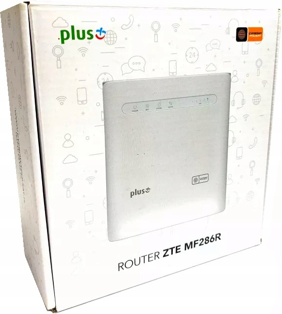 Router ZTE MF286R LTE ruter Plus Play Orange pamięć kodu PIN, WYBÓR PASMA - Sklep, Opinie, Cena ...