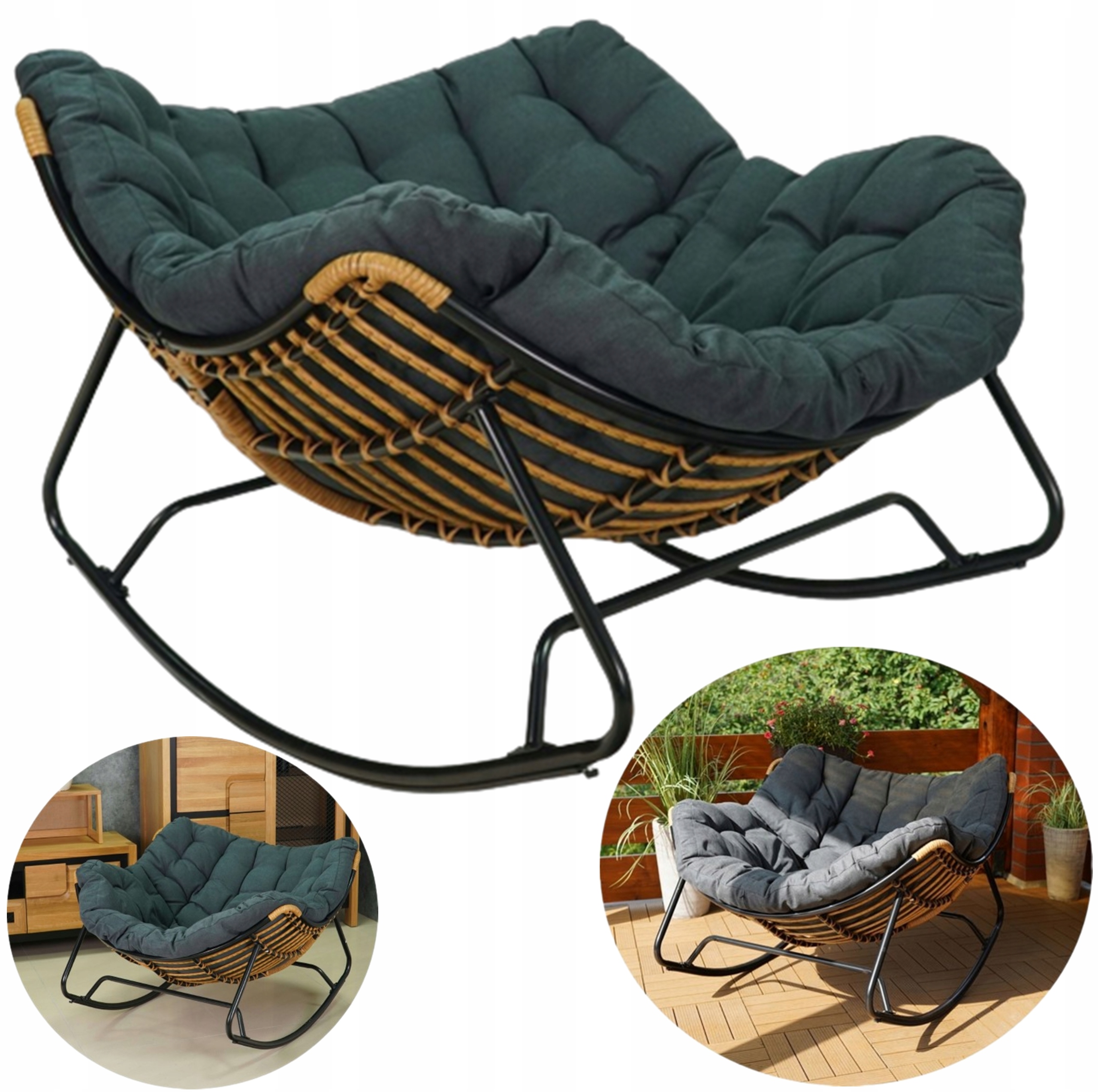 FOTEL TECHNORATTAN DO SALONU NA TARAS BALKON LATO (ALABAMA) • Cena ...